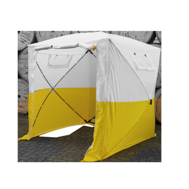 Splicing tent, yellow, 2.0x2.0x1.9m
